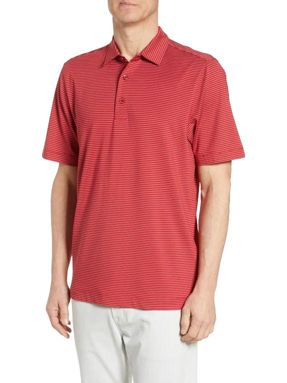 CUTTER & BUCK CUTTER & BUCK Forge DryTec Pencil Stripe Polo